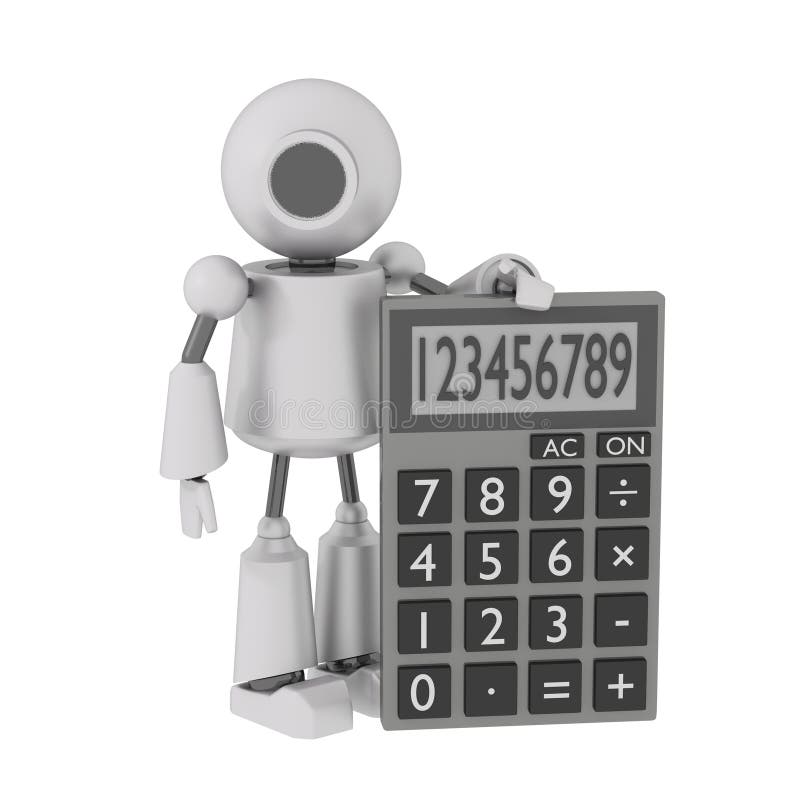 Robot Play Ball render stock illustration. Illustration of security ...