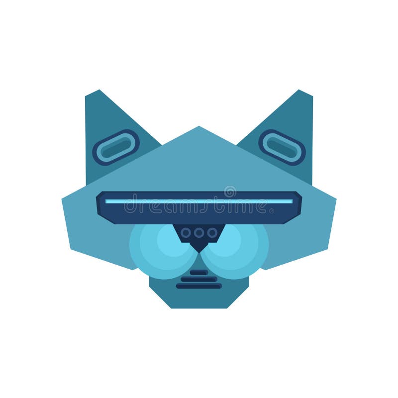 Robot Cat. Cyborg Cat. Robotic Iron Pet Stock Vector - Illustration of ...