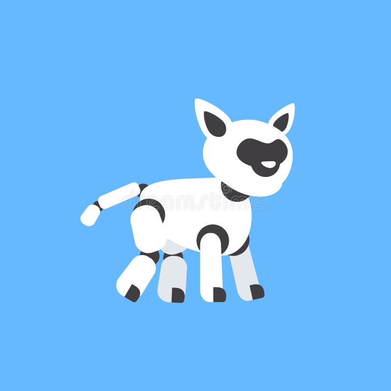 Robot Cat Electronic Pet Concept Vector Illustration Stock Vector ...