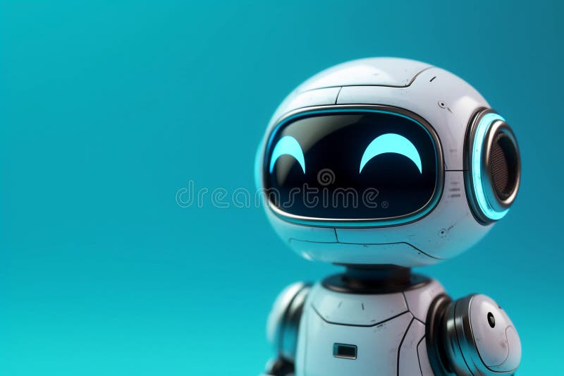 Robot Character. 3D Chatbot GPT Mascot. Futuristic Technology Banner ...