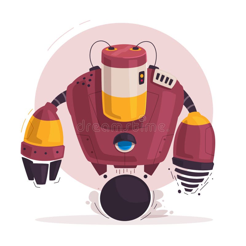 Robot Character. Technology, Future Stock Vector - Illustration of hero ...