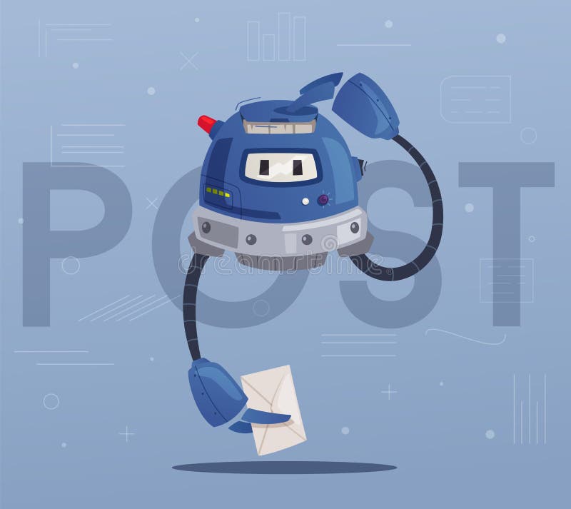 Robot Mailman Stock Illustrations – 61 Robot Mailman Stock Illustrations, Vectors & Clipart ...