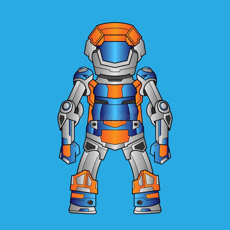 Robot Characters for Kids Robotic Character with Happy Modern ...