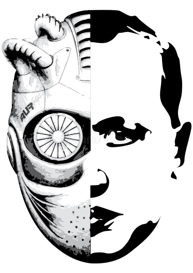 Robot - Charles Capek stock vector. Illustration of technic - 13677104