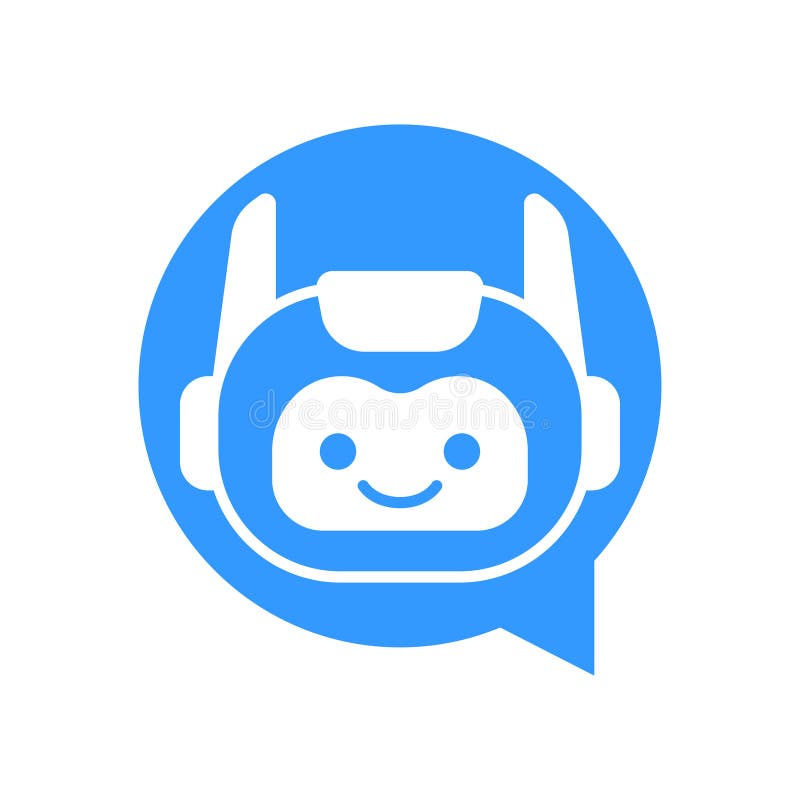 Robot Chat Bot Vector Design. Robotic Assistant Icon Isolated on Bubble ... Robot Chat Bot Vector Design. Robotic Assistant Icon Isolated on Bubble ...