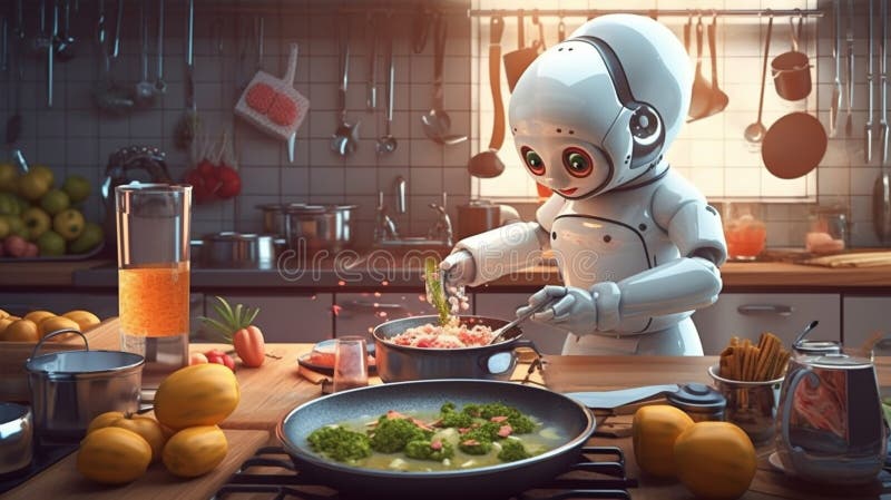 Robotic Chefs Stock Illustrations – 28 Robotic Chefs Stock ...