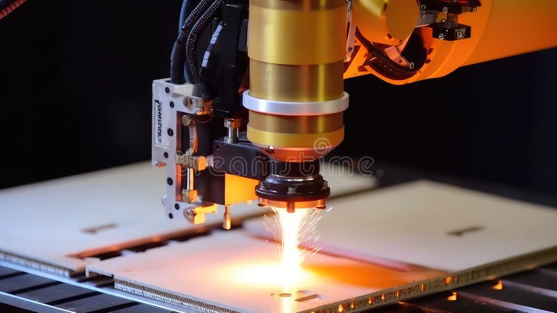 Robot Chip Fabrication, Electronics Industry, Clouse Up Stock Image ...