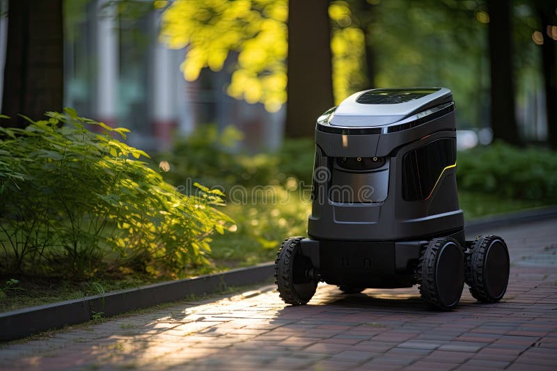 Robot Cleaner for Collecting Garbage in City Parks and on the Streets ...