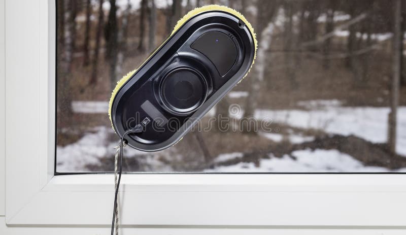 Robotics - the Automated Robot the Vacuum Cleaner. Stock Photo - Image ...