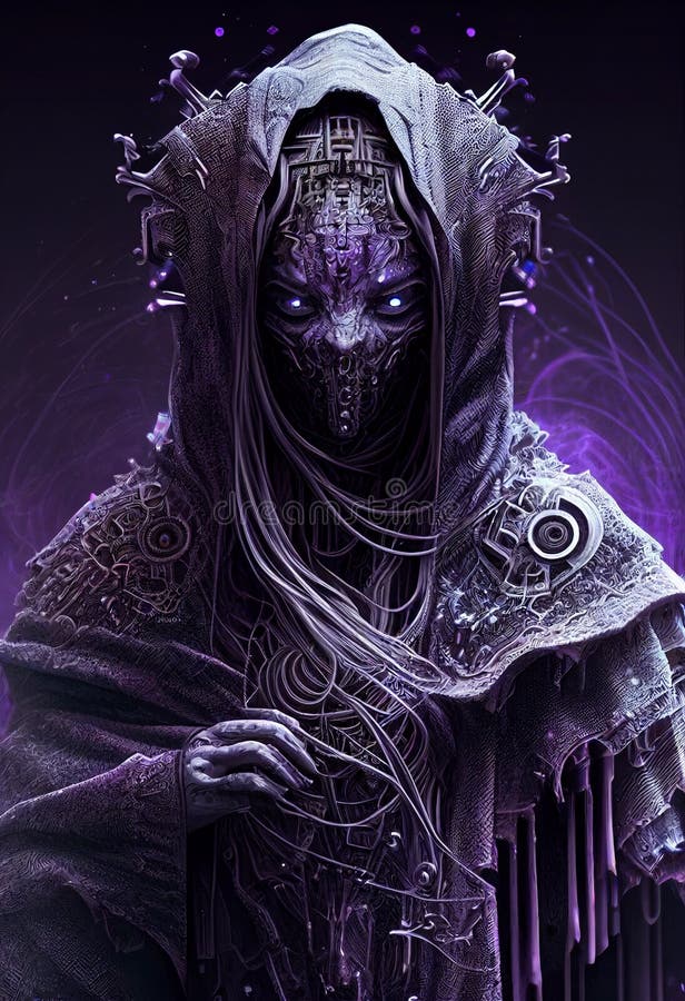 Robot Connected To Artificial Intelligence in Human Form. AI Generated ...