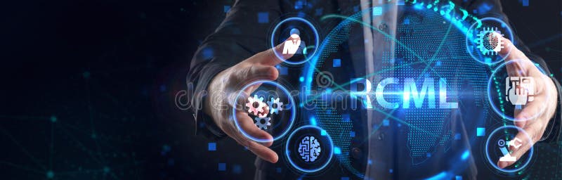 Robot Control Meta Language Technology Concept. RCML Stock Photo - Image of process, programming ...