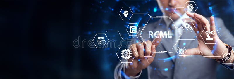 Robot Control Meta Language Technology Concept. RCML Stock Photo - Image of rcml, programming ...