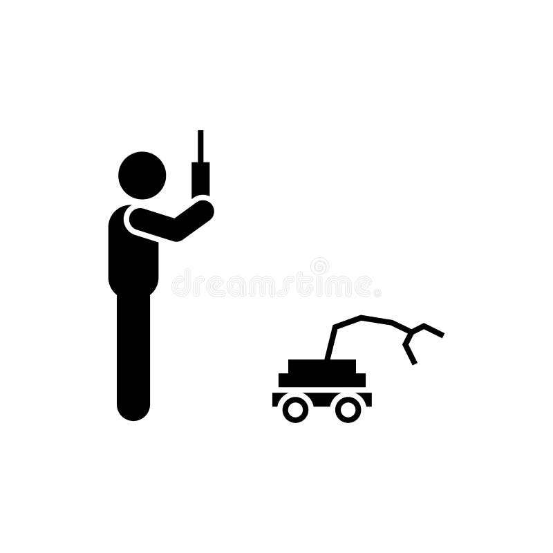 Robot, Control, Remote Icon. Element of Enrichment Program for School ...