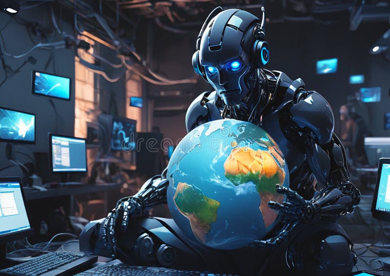 Robot Controlling the World Technology Space Communication Networks ...