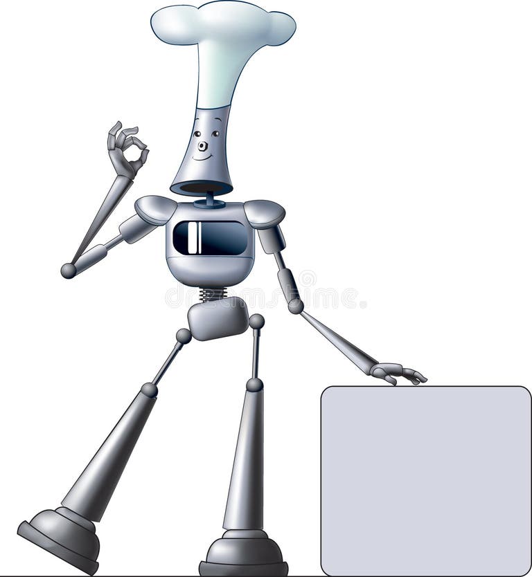 Robot Cook Stock Illustrations – 1,333 Robot Cook Stock Illustrations ...
