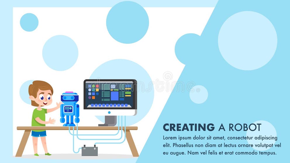 Robot Creating Course Stock Illustrations – 13 Robot Creating Course ...