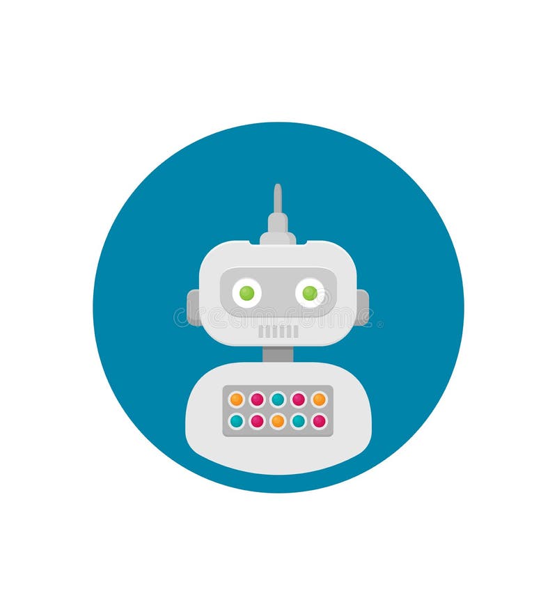 Robot. Customer Support Service Chat Bot Stock Vector - Illustration of ...