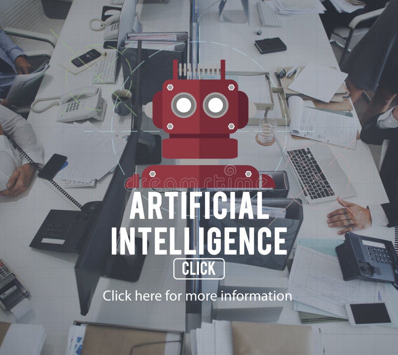 Robot Cyborg AI Robotics Android Concept Stock Image - Image of ...