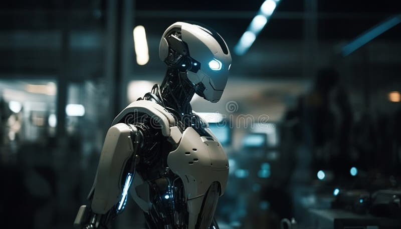 Robot Arm Robot Hand Robot Cyborg Stock Illustration - Illustration of ...