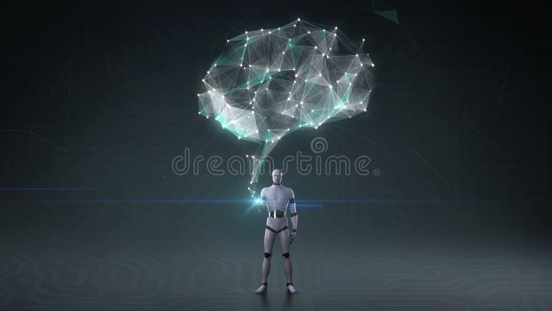 Brain Connect Digital Lines, Expanding Artificial Intelligence Stock ...