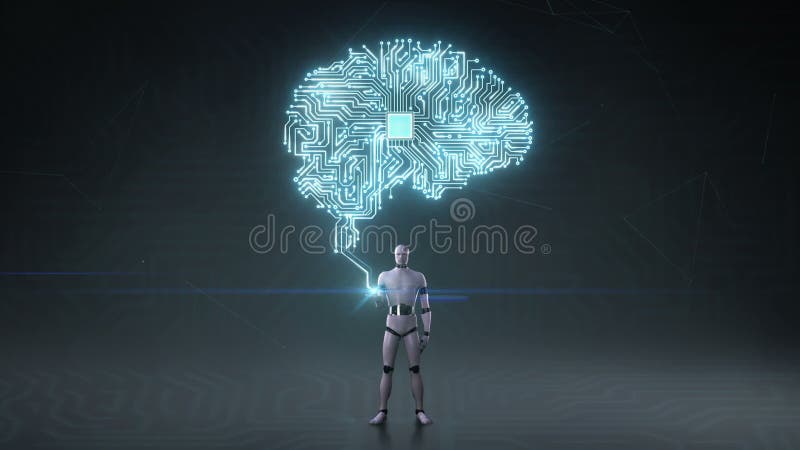 Brain CPU Chip, Grow Artificial Intelligence Stock Footage - Video of ... Brain CPU Chip, Grow Artificial Intelligence Stock Footage - Video of ...