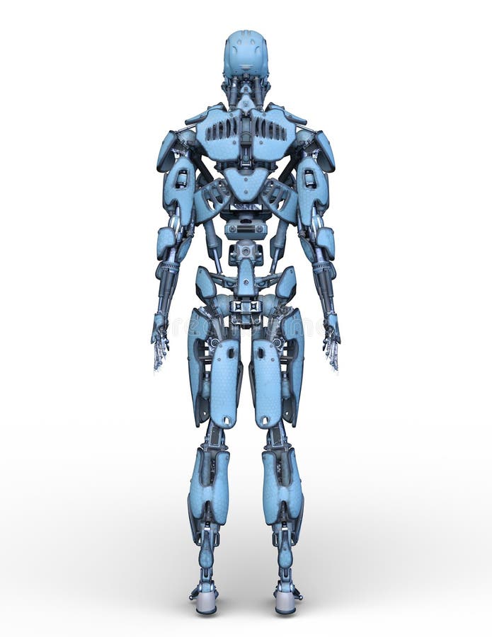 Robots Soldiers on a Spaceship Salute Against the Background of Green ...