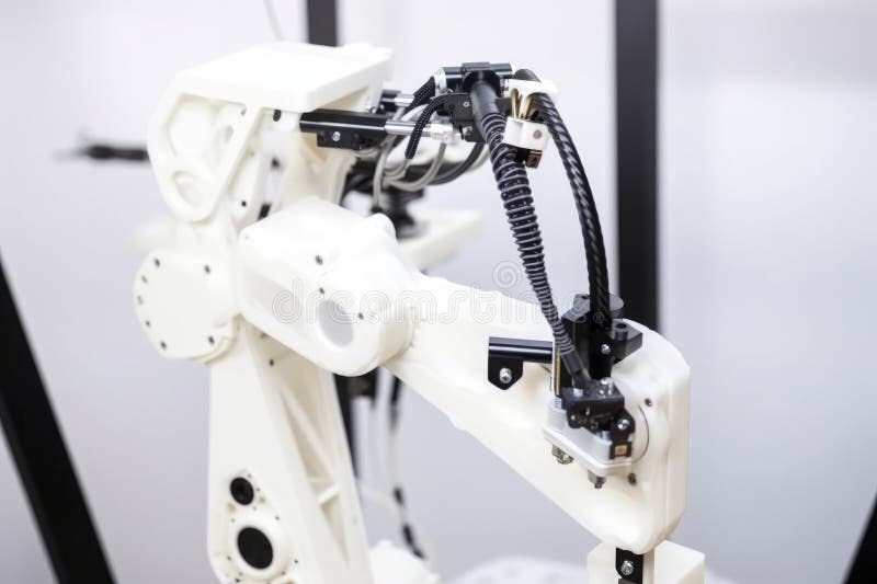 3d Printer Printing a Miniature Bridge Model Stock Photo - Image of ...