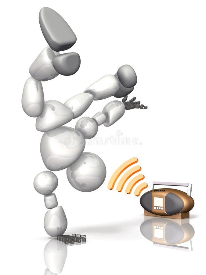 Robot Dancing Breakdance Stock Illustrations – 6 Robot Dancing ...