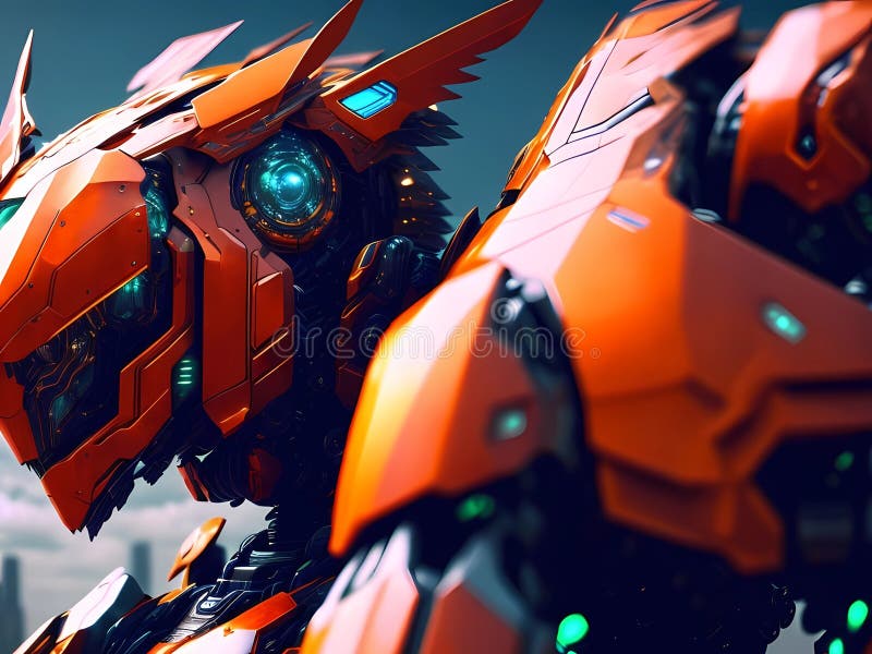 Robot Design - AI Generated Artwork Stock Illustration - Illustration ...