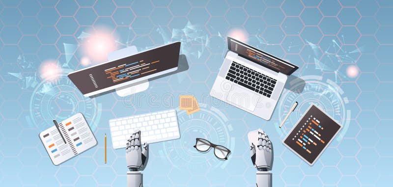 Robotic Coding Stock Illustrations – 3,213 Robotic Coding Stock Illustrations, Vectors & Clipart ...