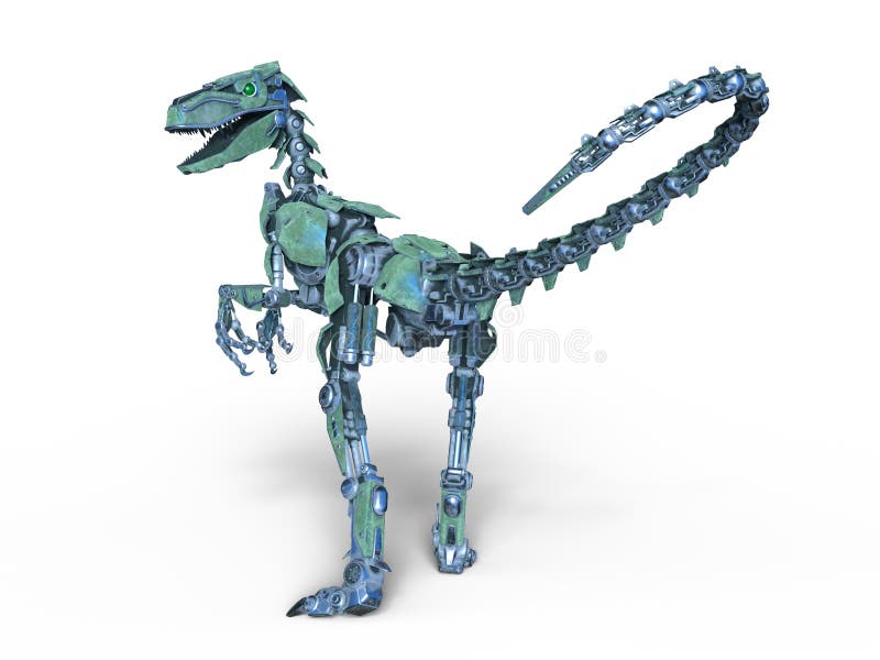 Robot Dinosaur Vector stock vector. Illustration of beast - 4026335
