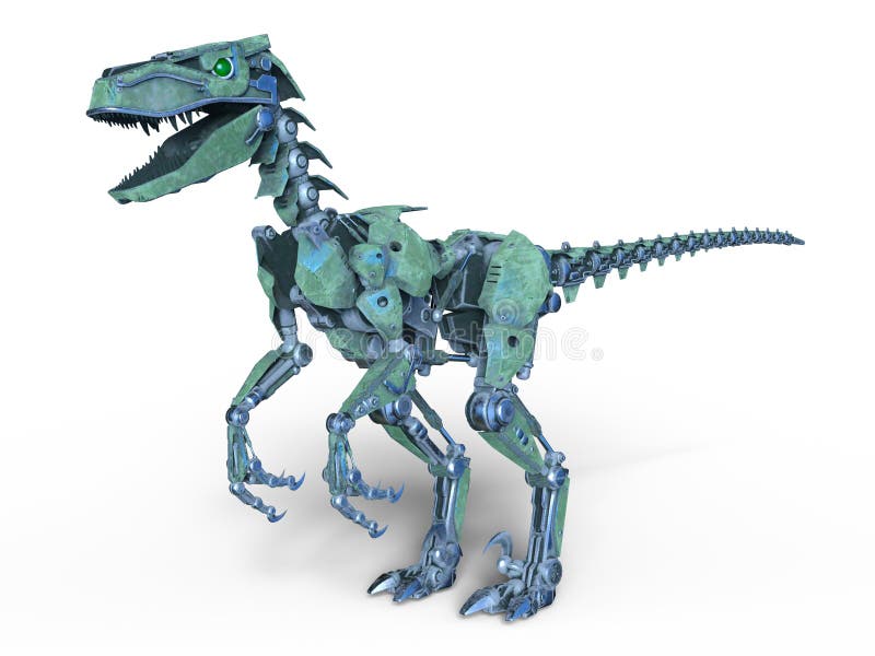 Robot Dinosaur Vector stock vector. Illustration of beast - 4026335
