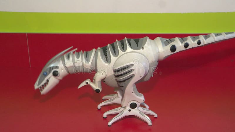 Robot Dinosaur. Smart Robot Technology Stock Footage - Video of robot ...