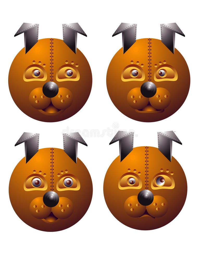 Happy Robot Dog Stock Illustrations – 833 Happy Robot Dog Stock ...