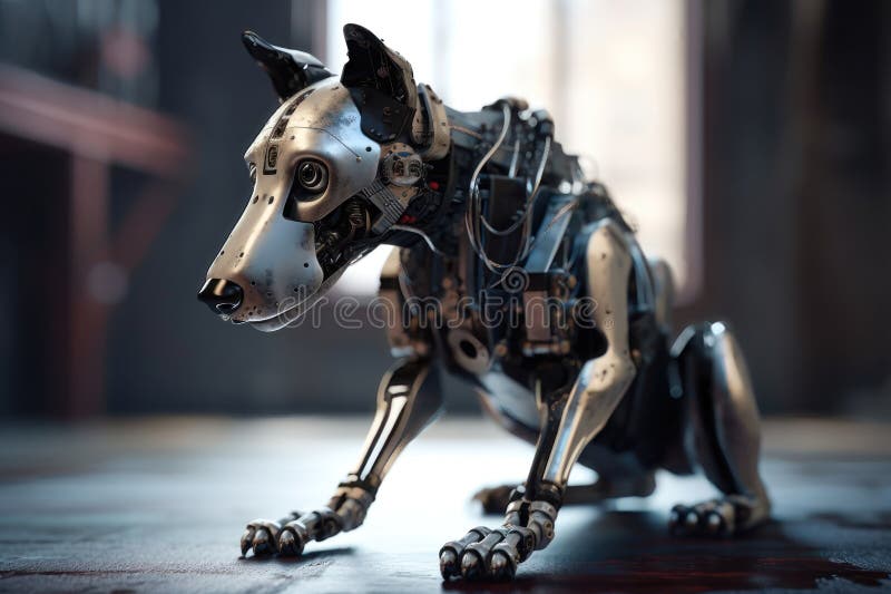 Robot dog. AI generated stock photo. Image of isolated - 274230536 Robot dog. AI generated stock photo. Image of isolated - 274230536