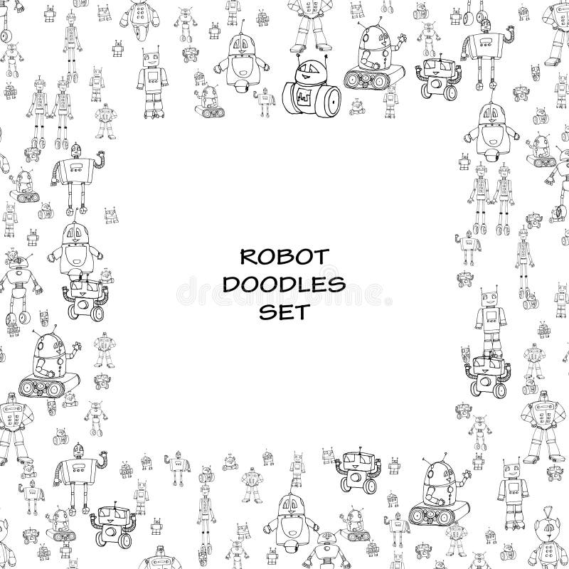Robot Border Stock Illustrations – 952 Robot Border Stock Illustrations ...