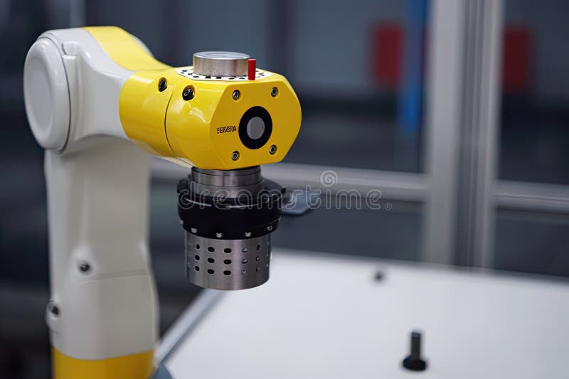 Robot with Emergency Stop Button for Maximum Safety during Operation ...