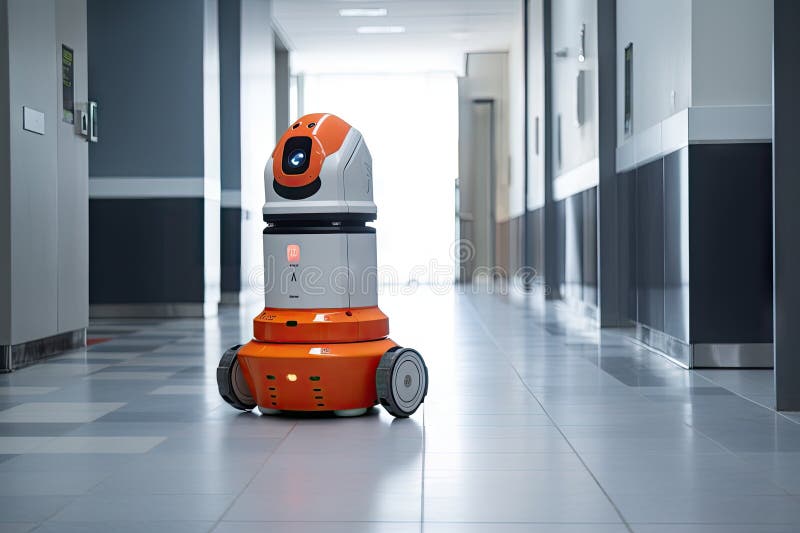 Robot with Emergency Stop Button for Maximum Safety during Operation ...