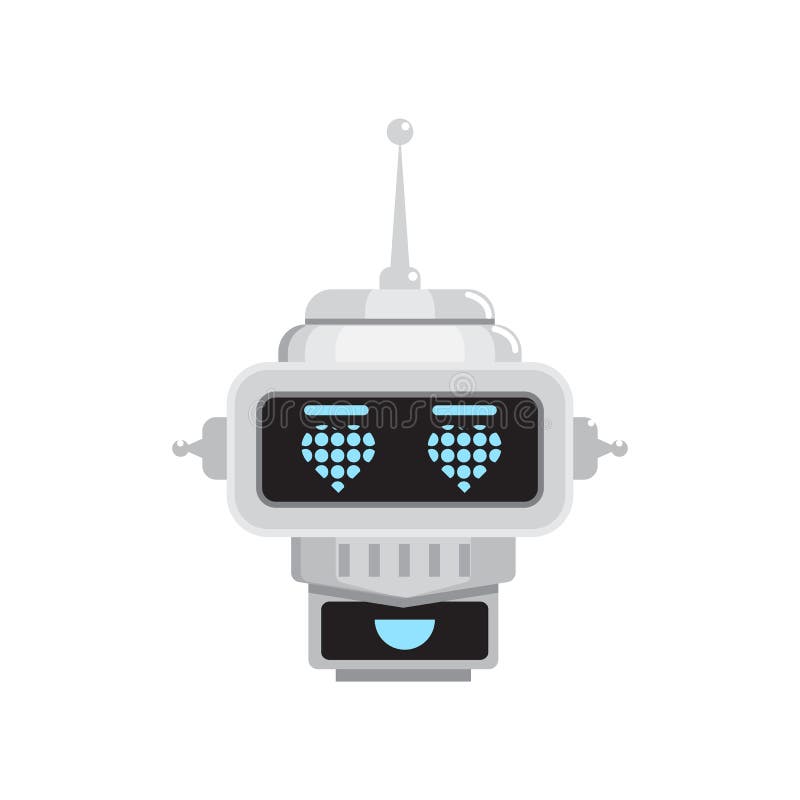 Robot Emotion. Emoji Illustrations Stock Vector - Illustration of angry ...
