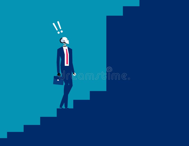 Robot Encounter Problems. Artificial Intelligence Business Vector ...