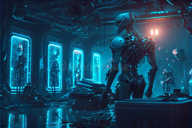 Cloning Robots Stock Illustrations – 29 Cloning Robots Stock ...