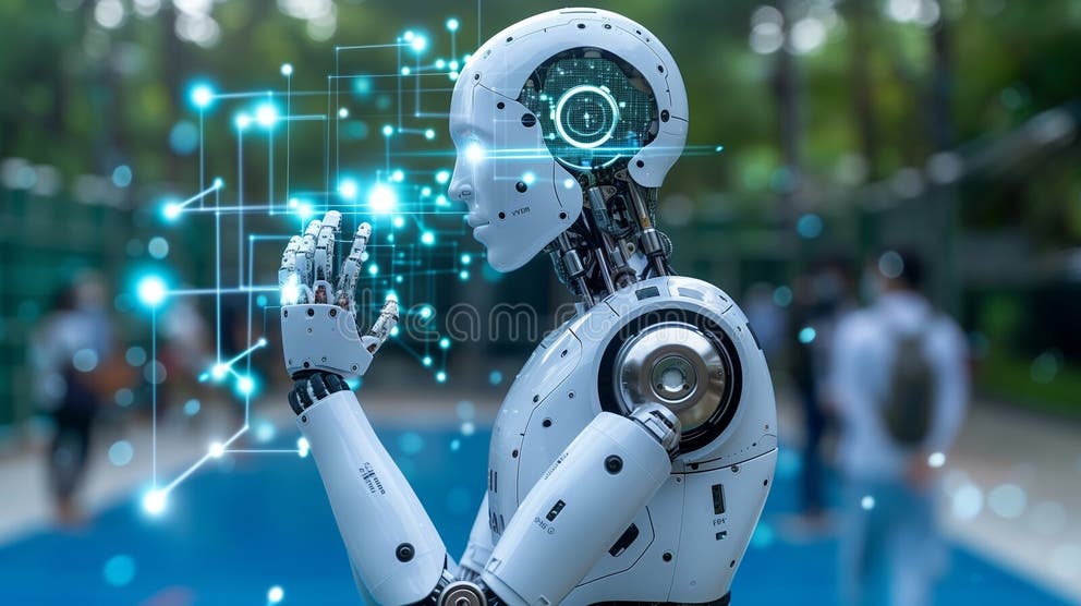 Robot Computer Font Stock Illustrations – 2,051 Robot Computer Font ...