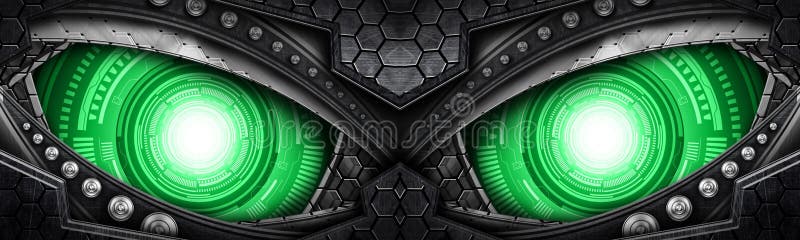 Robot eye. stock illustration. Illustration of lens, rust - 72242893