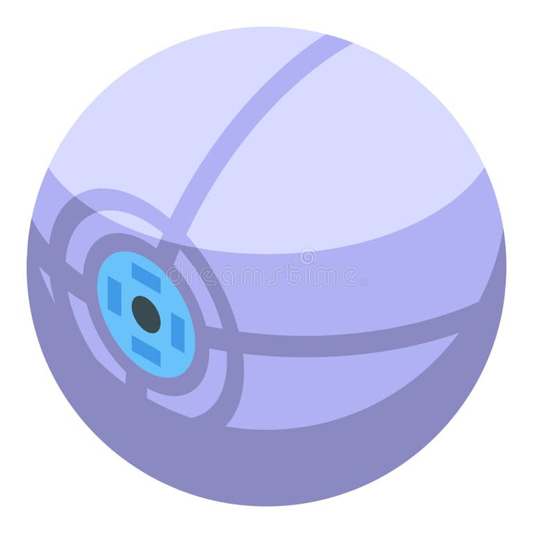 Robot Eye Icon Isometric Vector. Man Exoskeleton Stock Vector ...