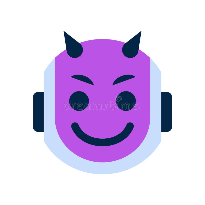 Robot Face Icon Angry Face Emotion Robotic Emoji Stock Vector ... Robot Face Icon Angry Face Emotion Robotic Emoji Stock Vector ...