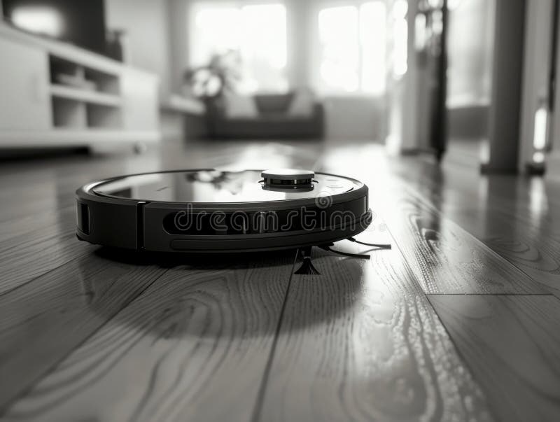 Robot on Floor stock photo. Image of design, factory - 375840826