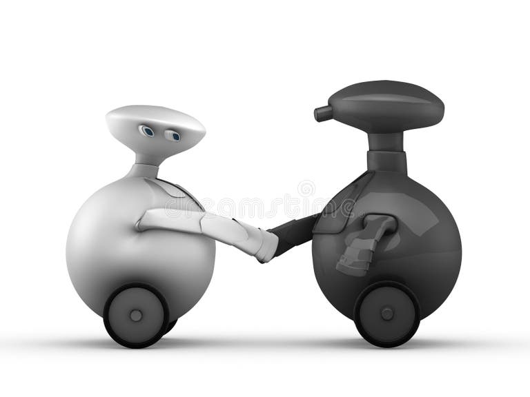 Robots Friends Stock Illustrations – 608 Robots Friends Stock ...