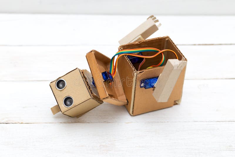 Robot - Future of Technology. Dismantled Robot Stock Photo - Image of ...