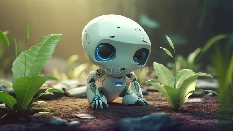 Robot Gardener, Nature, Plants, Technology, Eco, Generated by ...