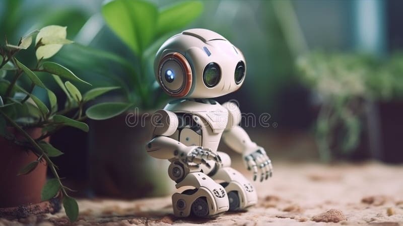 Robot Gardener, Nature, Plants, Technology, Eco, Generated by ...